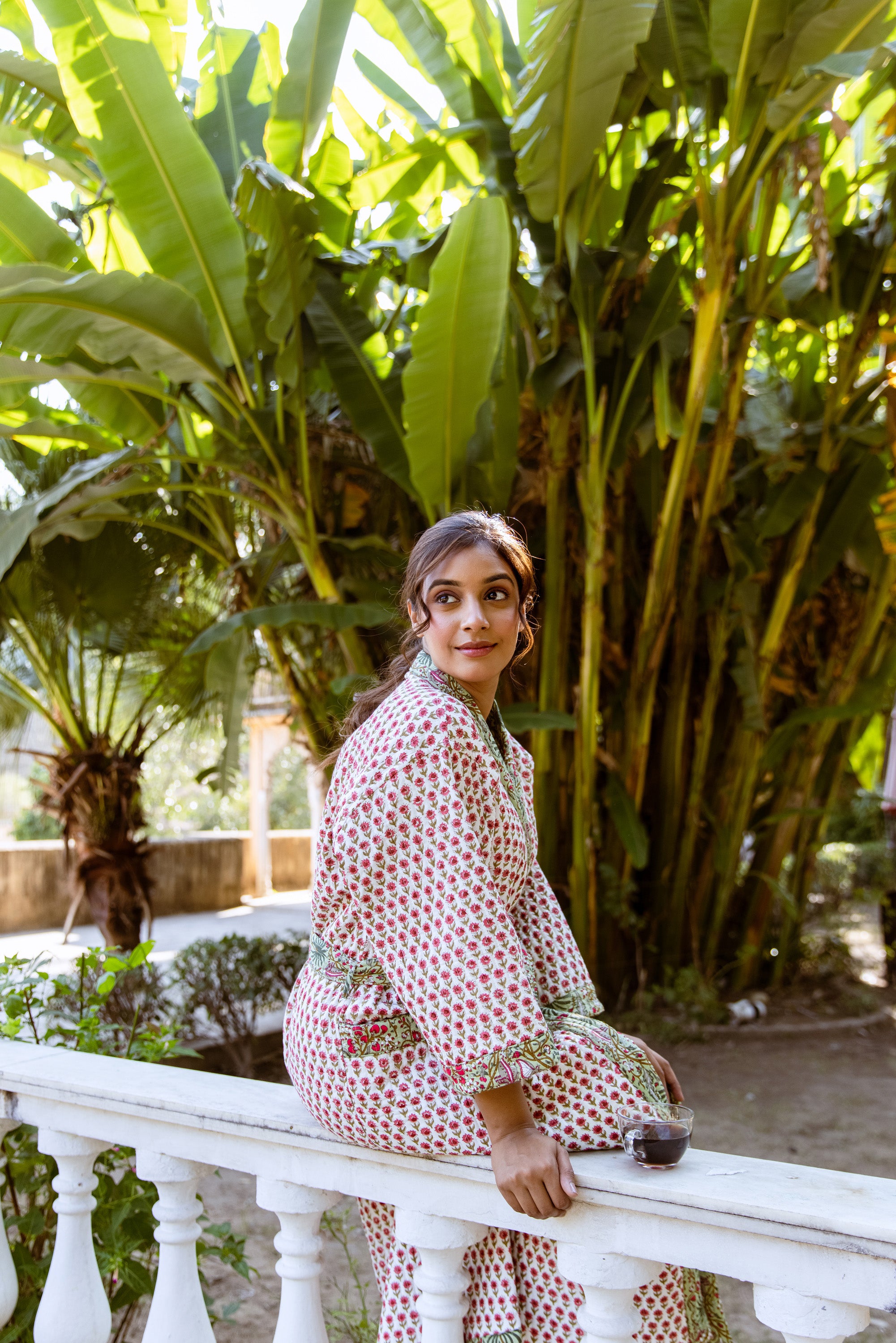 Luxury Quilted Cotton Dressing Gowns | Rooh London UK