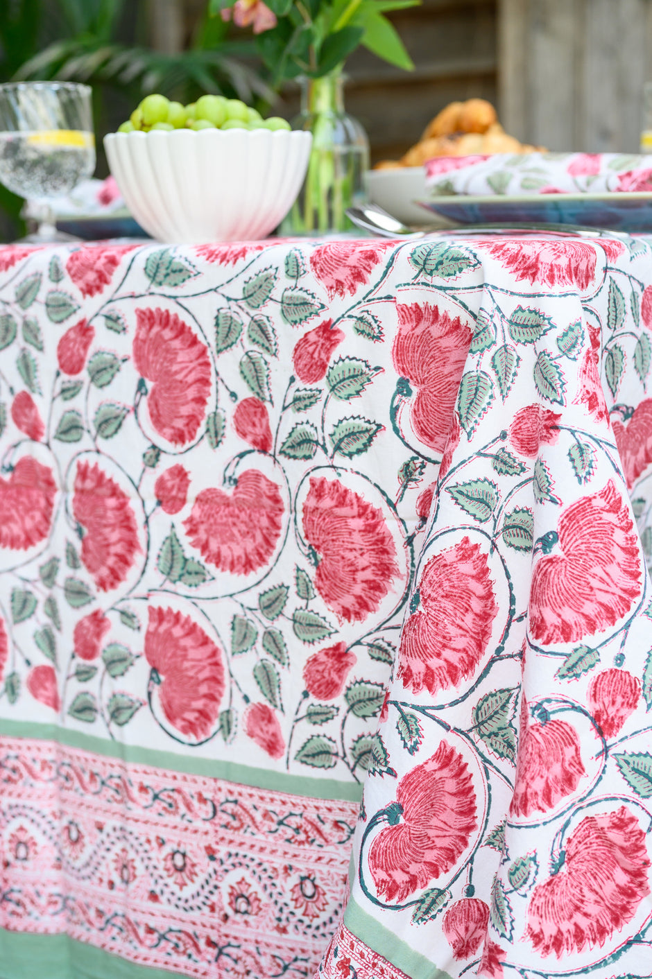 Block Print Tablecloths | Cotton Tablecloths UK – Rooh